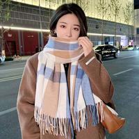 Jual NEW Korean Scarf Wool Cashmere Scarf Fashion Winter Autumn Season ...
