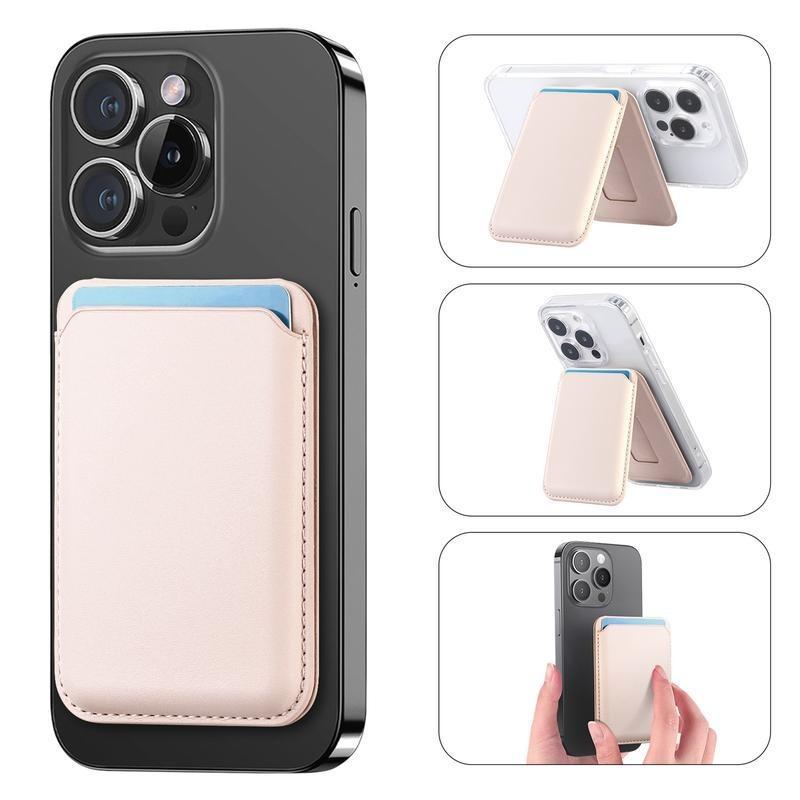 Magnetic Leather Wallet phone holder,Pemegang Kad Magsafe,Magsafe ...