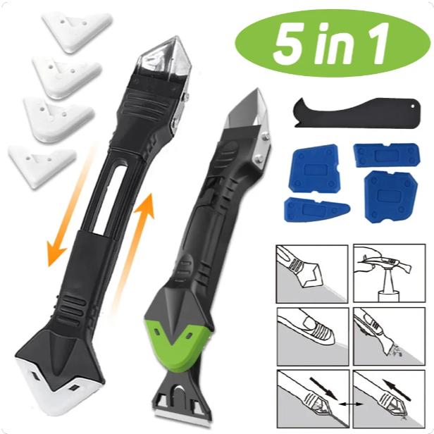 Floor Mould Removal 5 in1 Silicone Remover Sealant Smooth Scraper ...