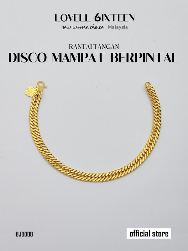 BJ0008 Rantai Tangan Disco Mampat Berpintal - TikTok Shop Malaysia