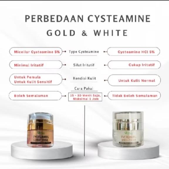 QADIZZA CHSTEAMINE WHITE CREAM Cysteamine 5% + Soothing Peptide ...