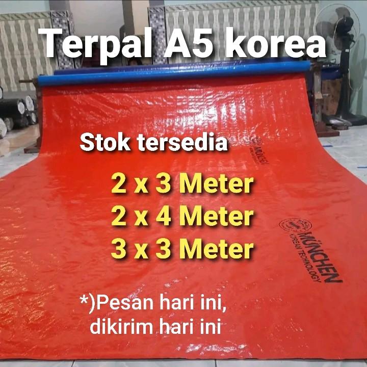 Terpal A5 korea ukuran 2x3 3x2 2x4 3x3 2x5 meter Tahan air - Shop ...