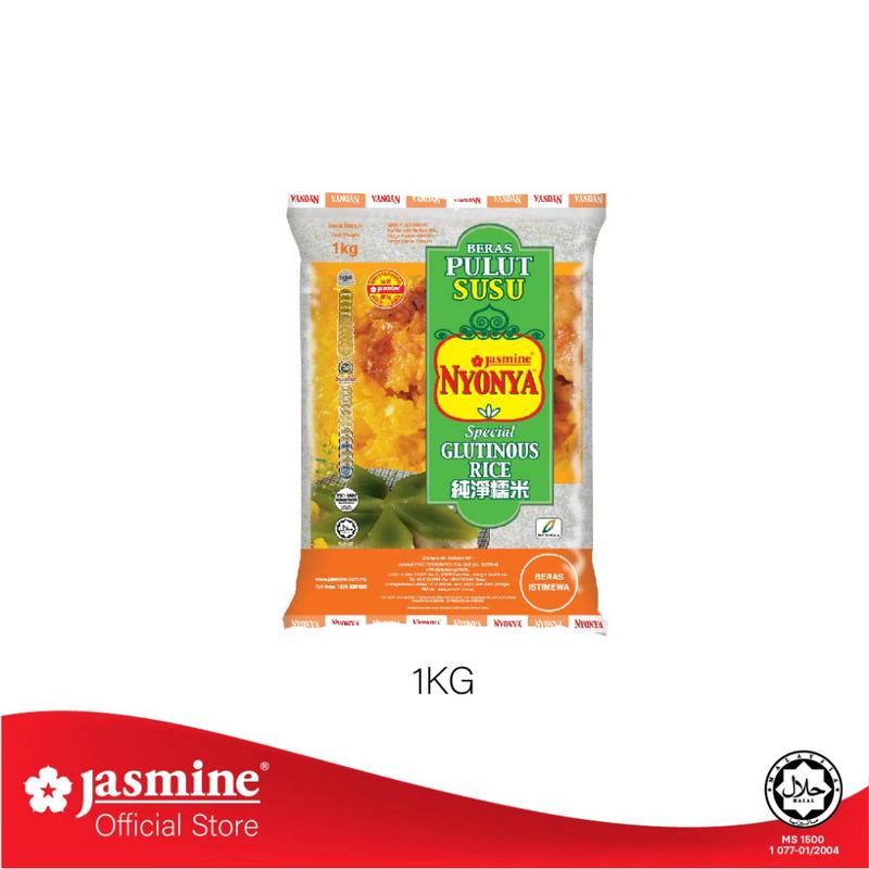 JASMINE Beras Pulut Susu Nyonya Glutinous Rice 1kg - TikTok Shop Malaysia