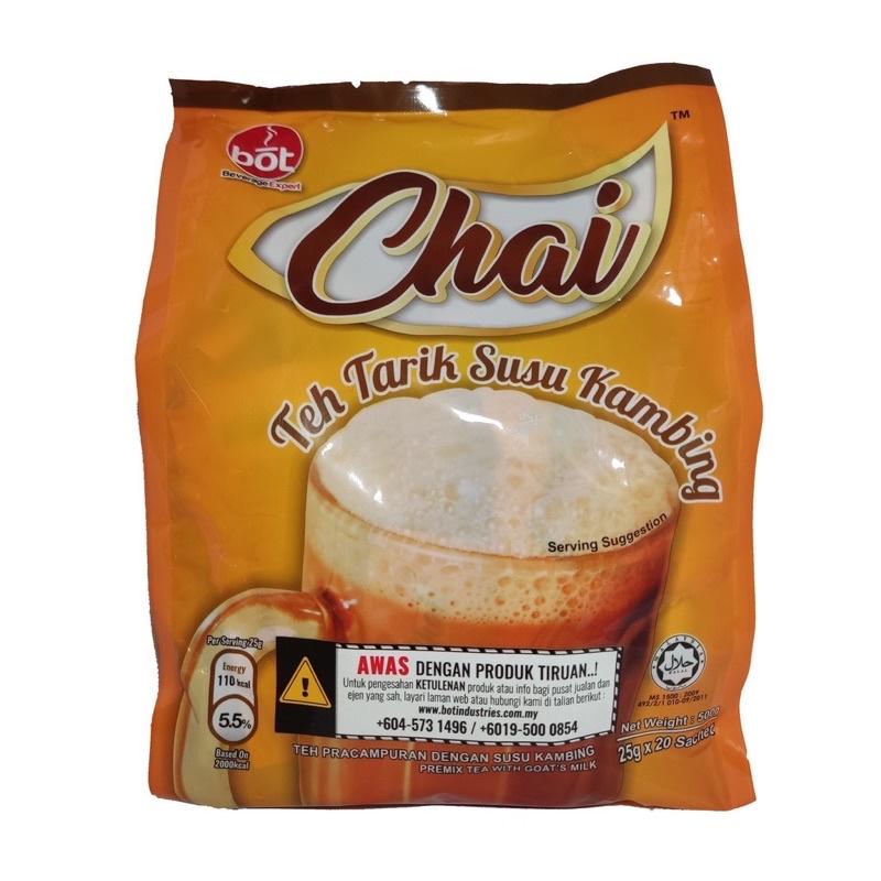 Bot Chai Teh Tarik Susu Kambing 25g x 20 Sachet - TikTok Shop Malaysia