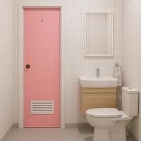 Jual Pintu Kamar Mandi PVC polos KAISAR - Cream, handle kunci bulat ...
