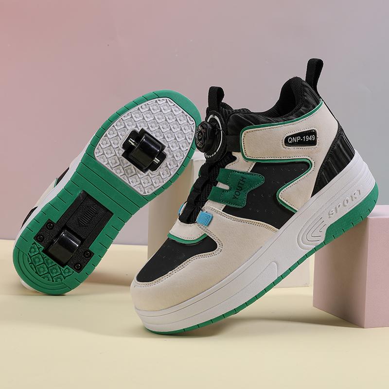 Kasut sukan beroda dua untuk remaja, kasut roda tidak bercahaya ...