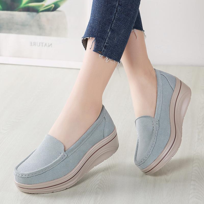 Platform platform shoes leather casual shoes large size shoe - TikTok ...