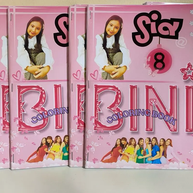 BINI COLORING BOOK ( PERSONALIZED ) - TikTok Shop Philippines