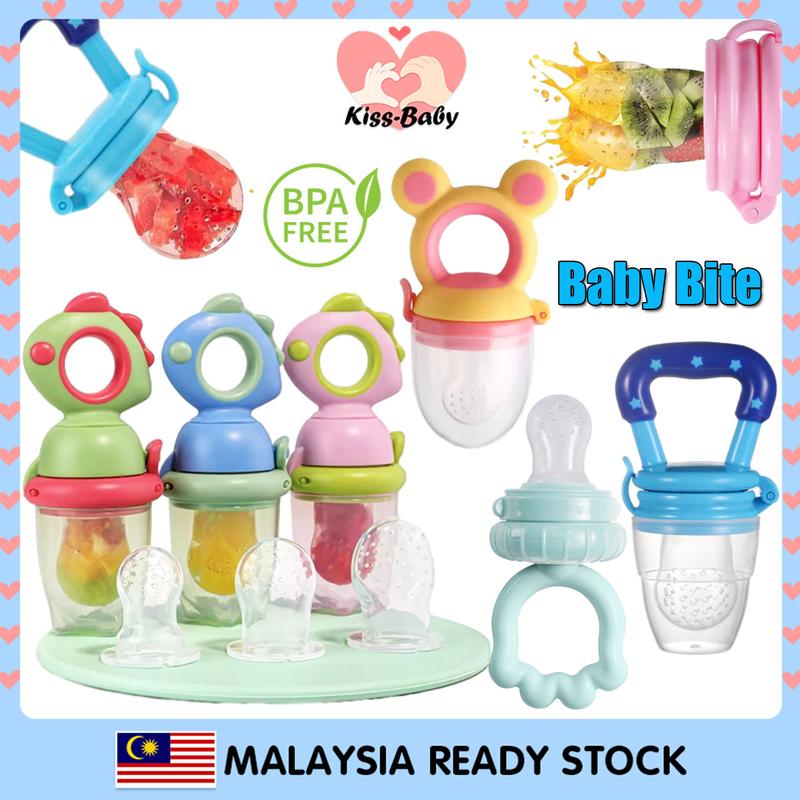 Fruit Food Feeder Puting Silicone Teether Pacifier Baby Infant - TikTok ...