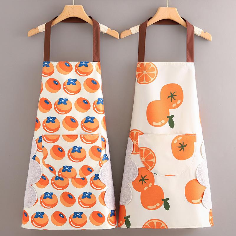 Apron Memasak Dapur Isi Rumah, Ringan, Kalis Air, Tahan Minyak ...