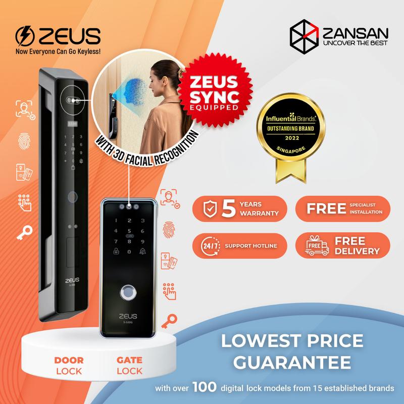 [FREE Installation] Zeus S-750 Facial Recognition Digital Lock - TikTok ...