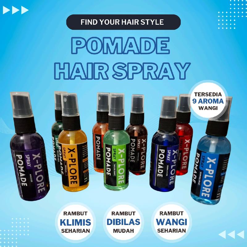 Minyak Rambut Pomade Cair Pomade Spray Penataan Rambut Pria Klimis ...