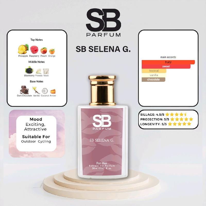 Selena Gomez Perfume By SugarBomb (W) SB SELENA G. Parfum Scent ...