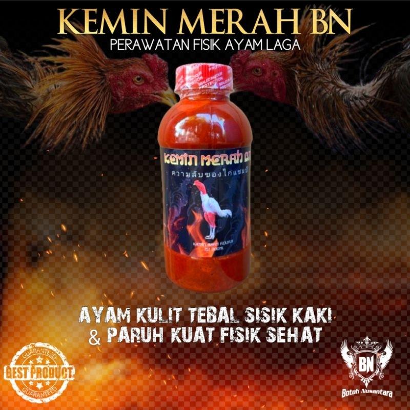 KEMIN MERAH CAIR BN Obat ayam kulit merah sehat sisik kaki paruh keras ...