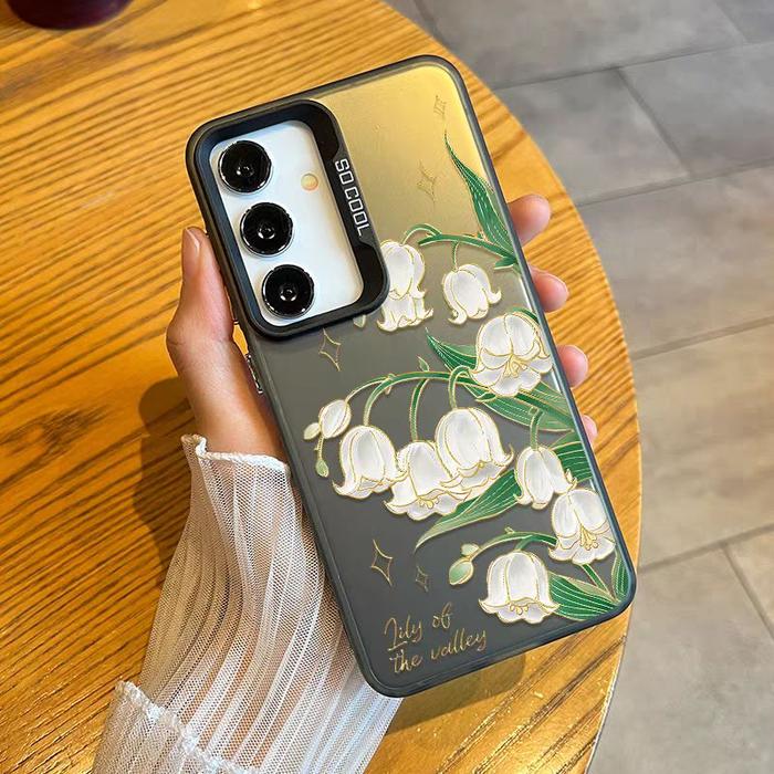 Jual Lily Of The Valley Black Case for Samsung Galaxy S20 S21 S22 S23 ...