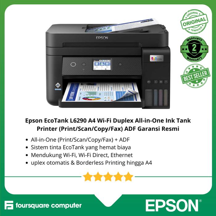 Jual Epson EcoTank L6290 A4 Wi-Fi Duplex All-in-One Ink Tank Printer ...