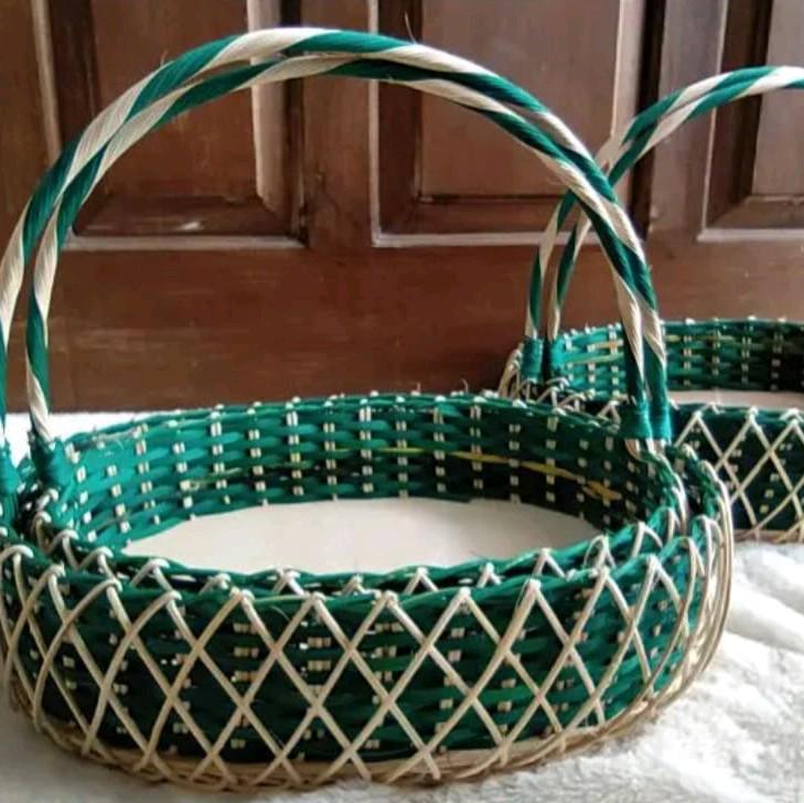 Keranjang Parcel Nanasan Rotan Asli 1 Set Isi 2 - Produk Asli - Shop ...