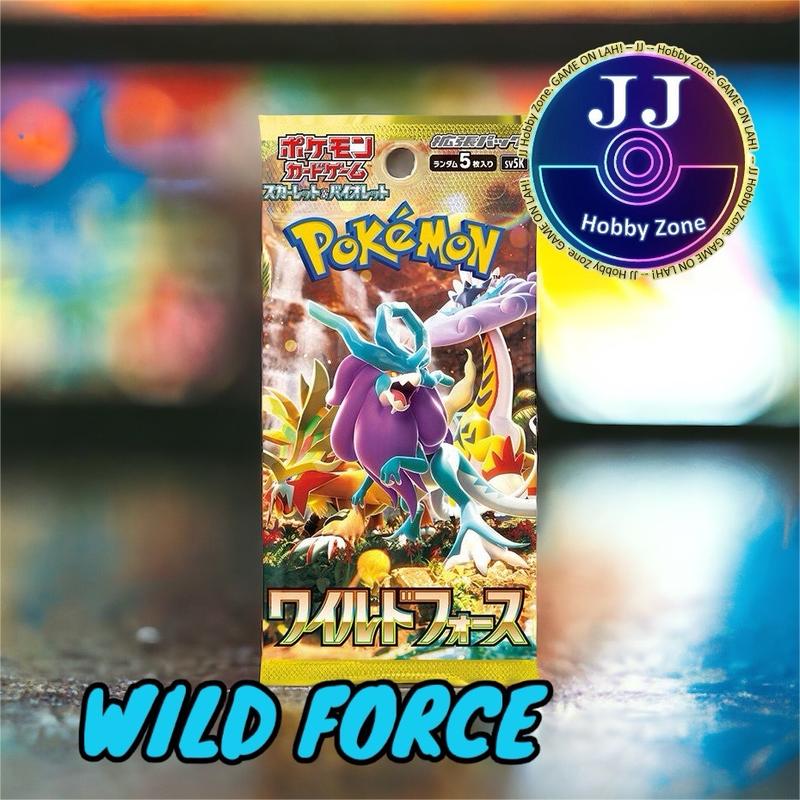 [SV WF] Pokemon TCG SV5K Wild Force Japan: Booster Pack - TikTok Shop ...