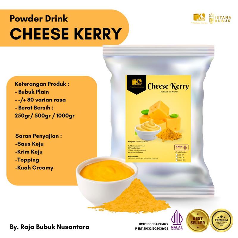 Cheese Kerry 1kg Keju Bubuk Murni 100% untuk Baking Halal Indonesia ...