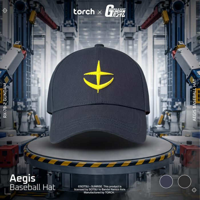Promo Torch x Mobile Suit Gundam Aegis Topi Unisex Baseball Cap Bordir ...