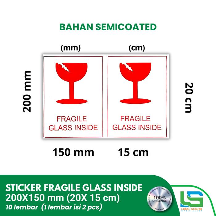 Jual Sticker Fragile Murah | Stiker Pecah Belah Kemasan Olshop ...