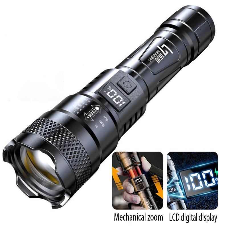 RP Super Bright Flashlight rechargeable waterproof flash light - TikTok ...