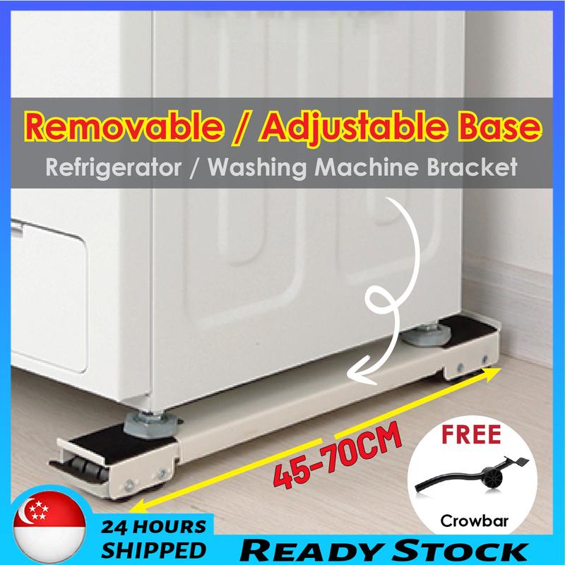 [Ready Stock] A Pair Moveable Washing Machine Base Stand Adjustable ...