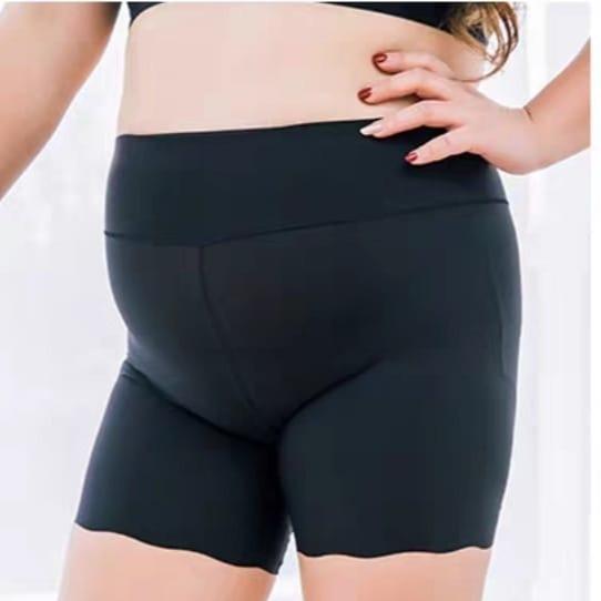 Plus Size Seamless Ice Silk High Waist Inner Shorts (SH2001) - TikTok ...