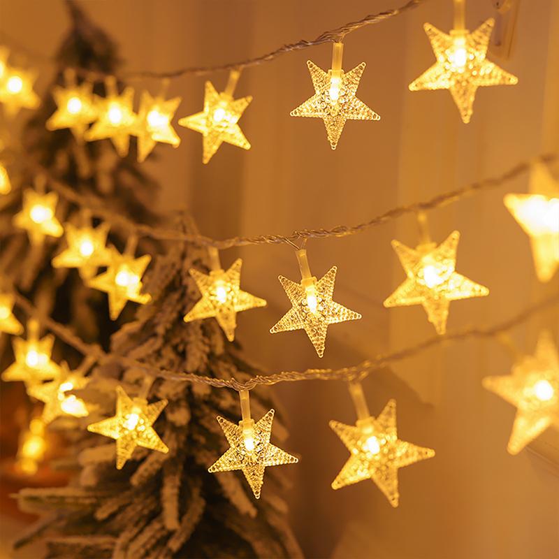 Star String Lights Battery Operated, 3M20LED Twinkle Little Star Light ...