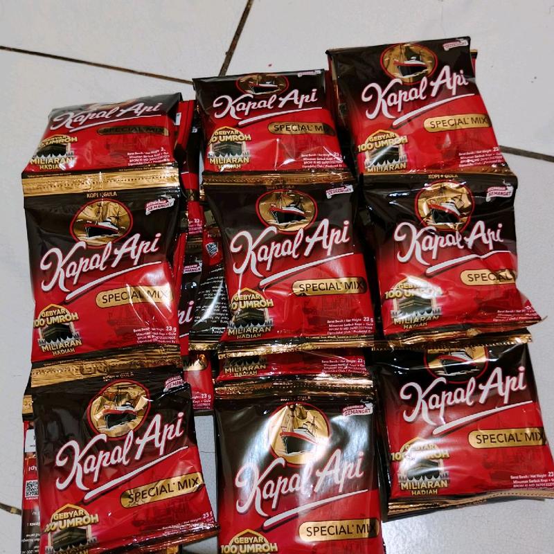 Kopi Kapal Api Spesial Mix 5 Renceng Isi 50 Saset - Nikmat dan Aromatik ...