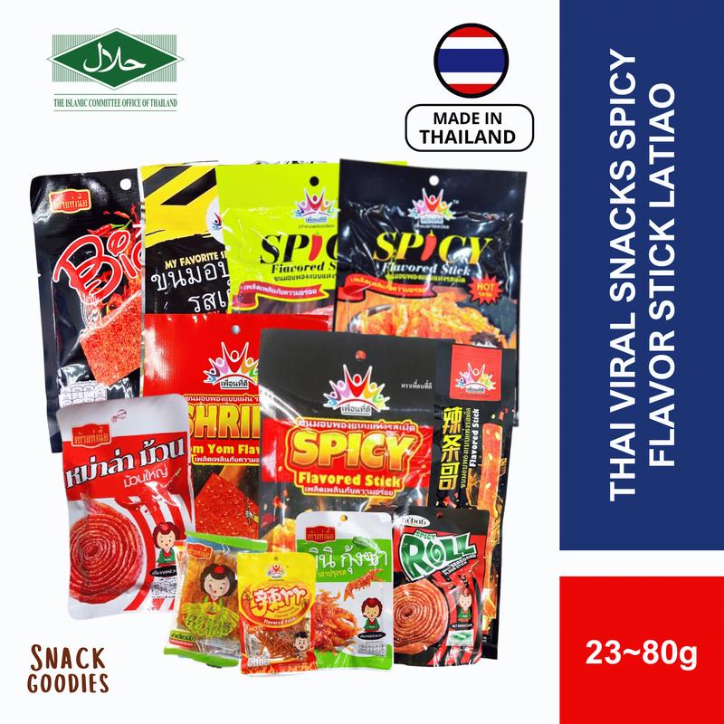 【HALAL】Thai Viral Snacks Spicy Flavor Stick Latiao - TikTok Shop Malaysia