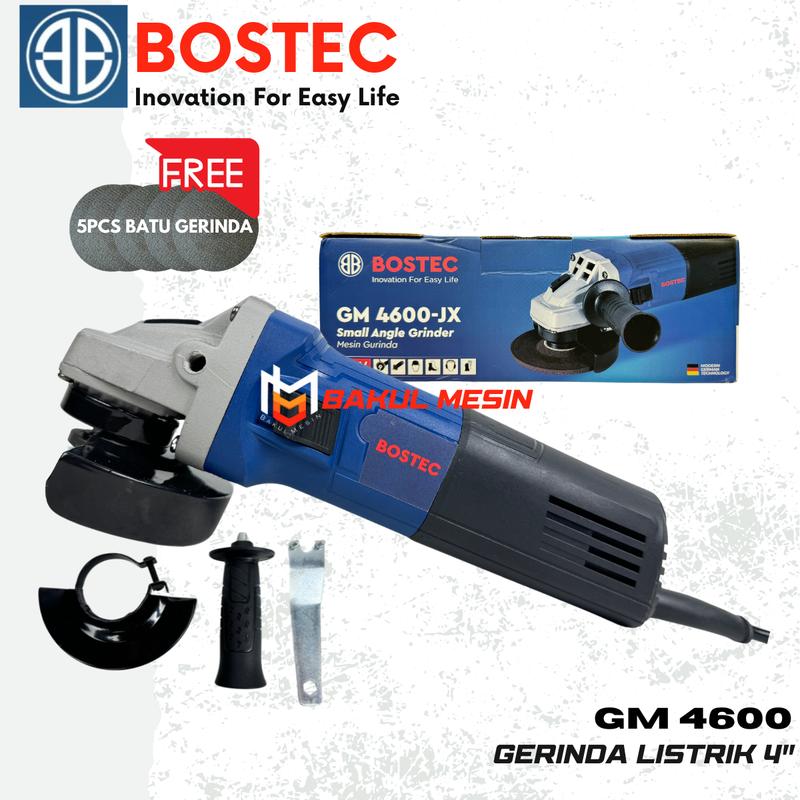 Angle grinder BOSTEC GM4600 Mesin gerinda tangan 4inch GM 4600 - Shop ...