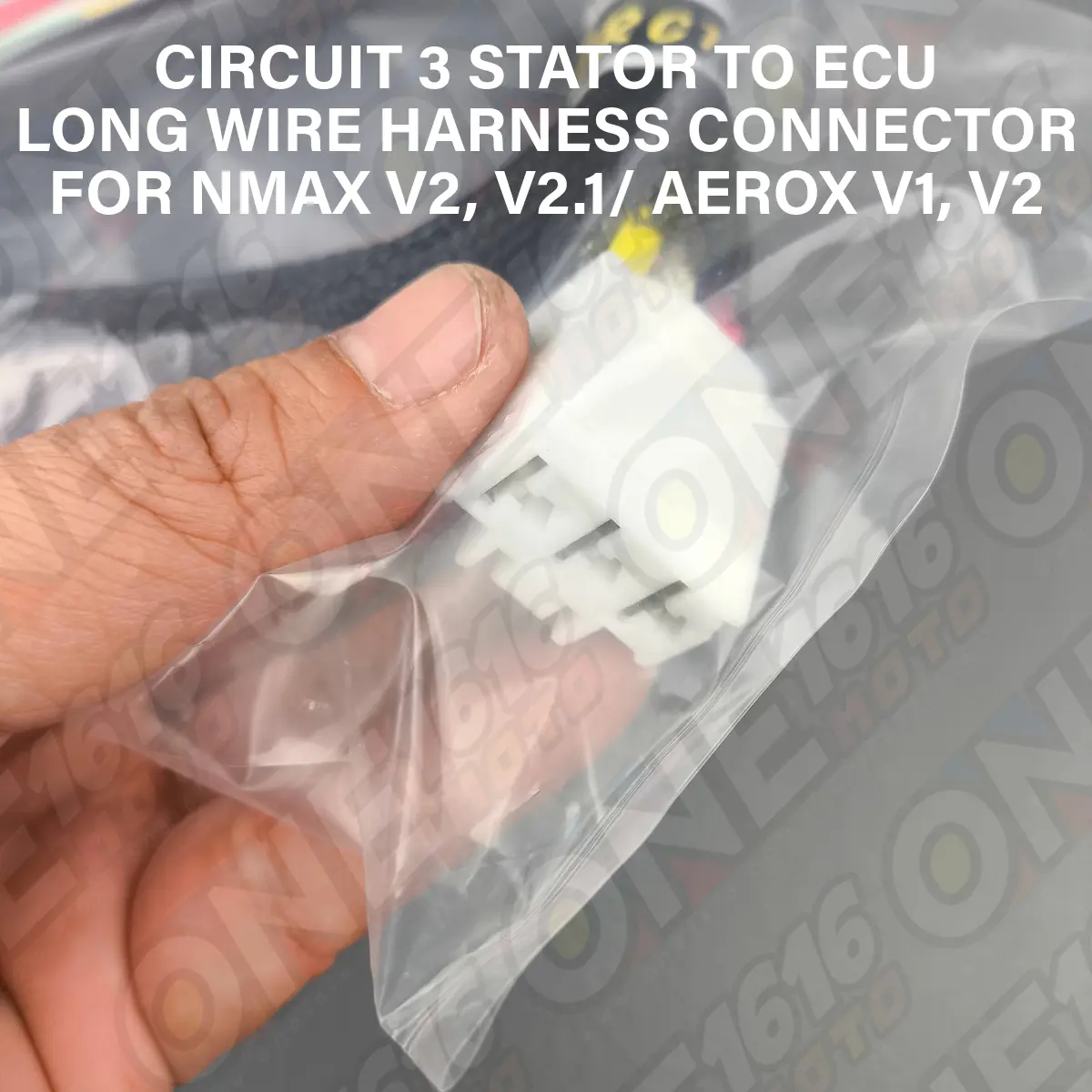 CIRCUIT 3 STATOR TO ECU LONG WIRE HARNESS CONNECTOR FOR NMAX V2, V2.1 ...
