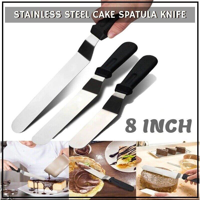 Stainless Steel 8 Inch Cake Spatula Knife (Pisau Spatula Kek) Straight ...