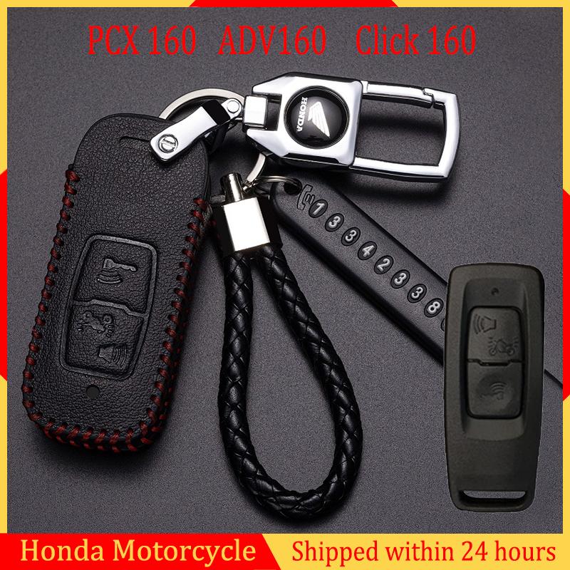 For Honda PCX160 ADV160 Click 160 PCX 160 Remote Key Leather - TikTok ...