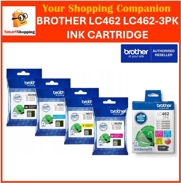 [Authorized SG Reseller] Brother LC-462 LC462 LC462CMY-3PK Ink ...