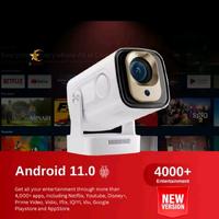 Jual Proyektor Smart Android SMOON/360 Projector LCD TV/YouTube/Netflix ...