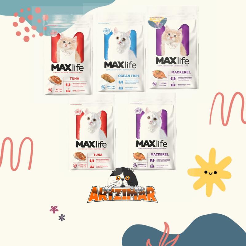 Maxlife Dry Food Kitten & Adult 1Kg - Makanan Kucing Urinary - Shop ...