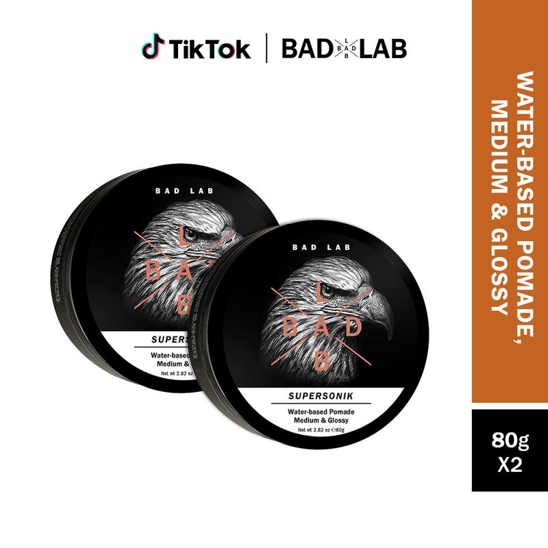 Bad Lab Pomade Berdasarkan Air (Daya Pegangan Sederhana & Berkilat ...