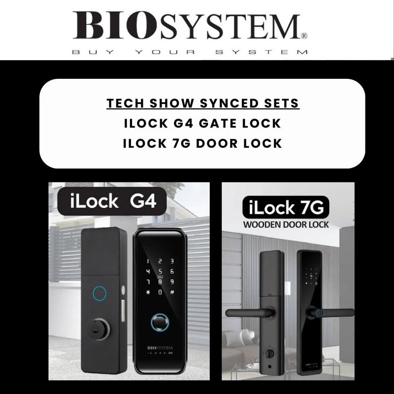 [BUNDLE] BIOSYSTEM DIGITAL GATE LOCK G4 & DOOR LOCK 7G - TikTok Shop Singapore