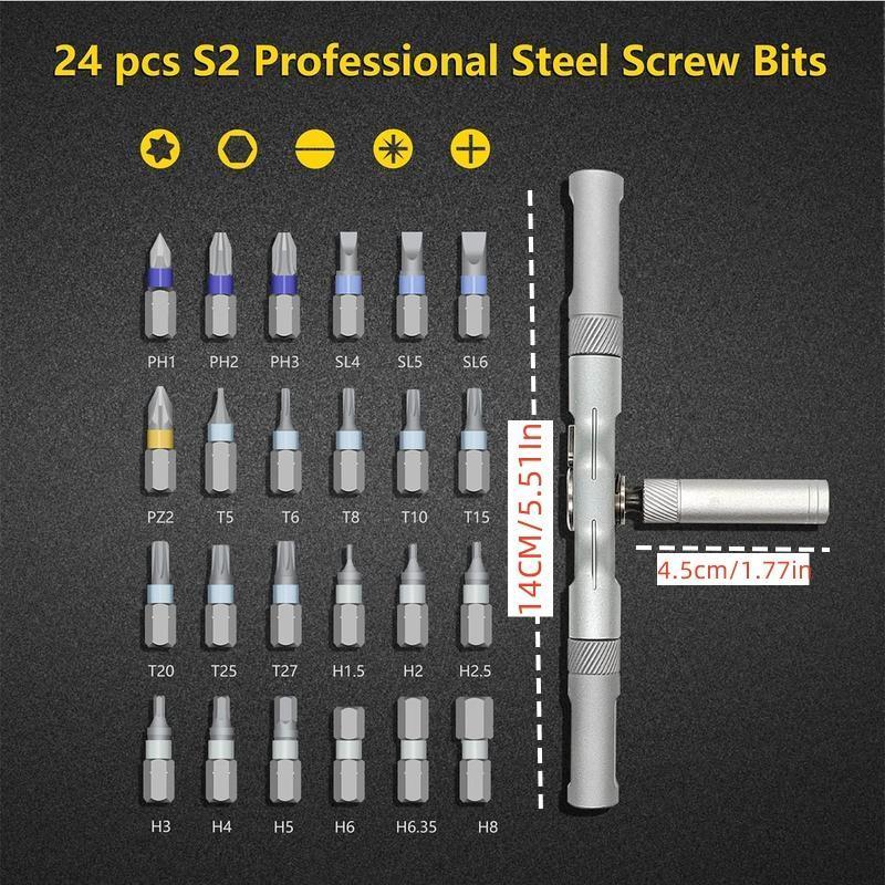 24 in 1 DlY Screwdriver Set,1 Set SwitchableScrewdriver Shap - TikTok Shop