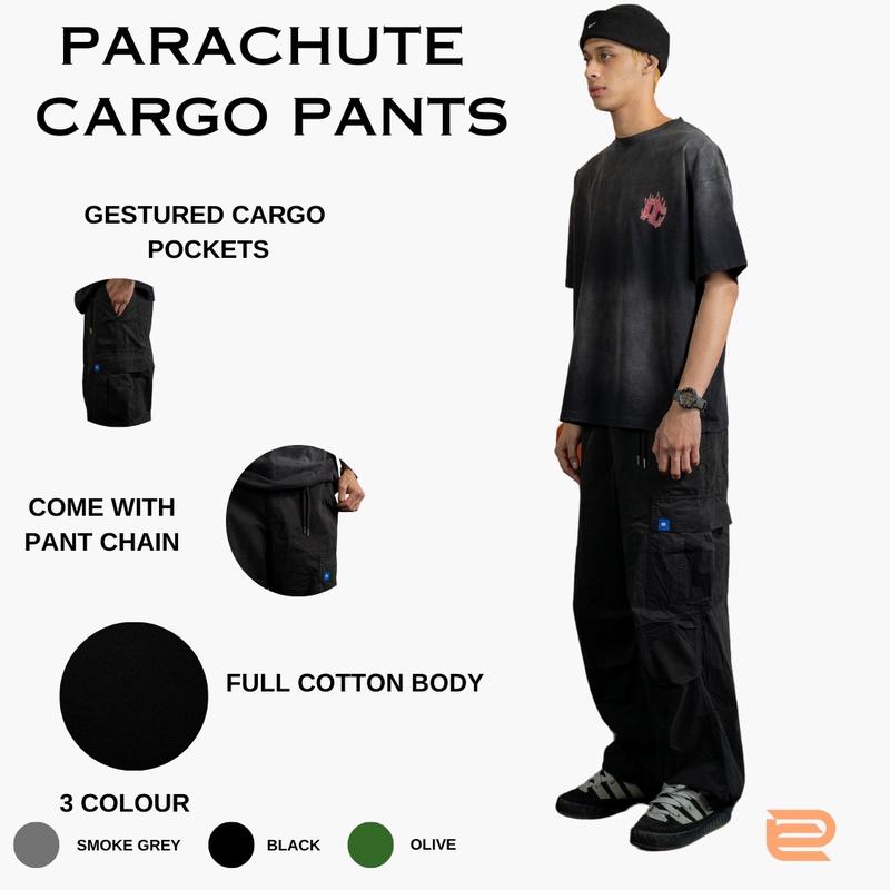 DC CLOTHING PARACHUTE CARGO PANTS - TikTok Shop Malaysia