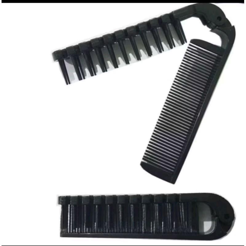 Sisir Lipat Hitam 2 Sisi - Model Terbaru - Shop | Tokopedia