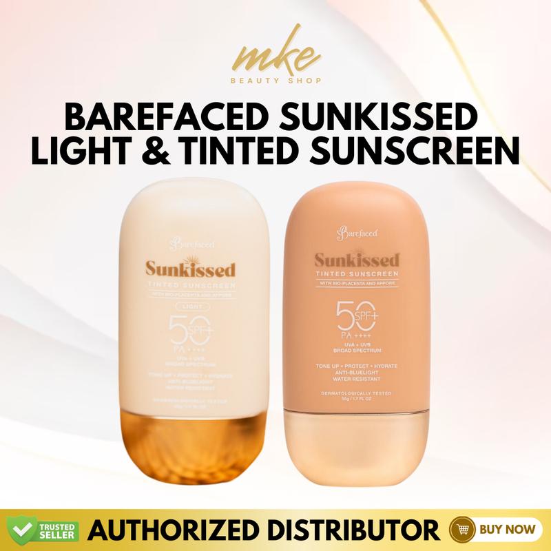 BAREFACED SUNKISSED TINTED SUNSCREEN SPF 50 PA+++ Skincare - TikTok ...