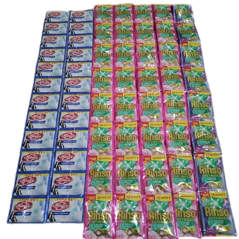 Rinso cair 500 san kemasan 20 gram dapat 39 sachet + 2 renteng - Shop ...