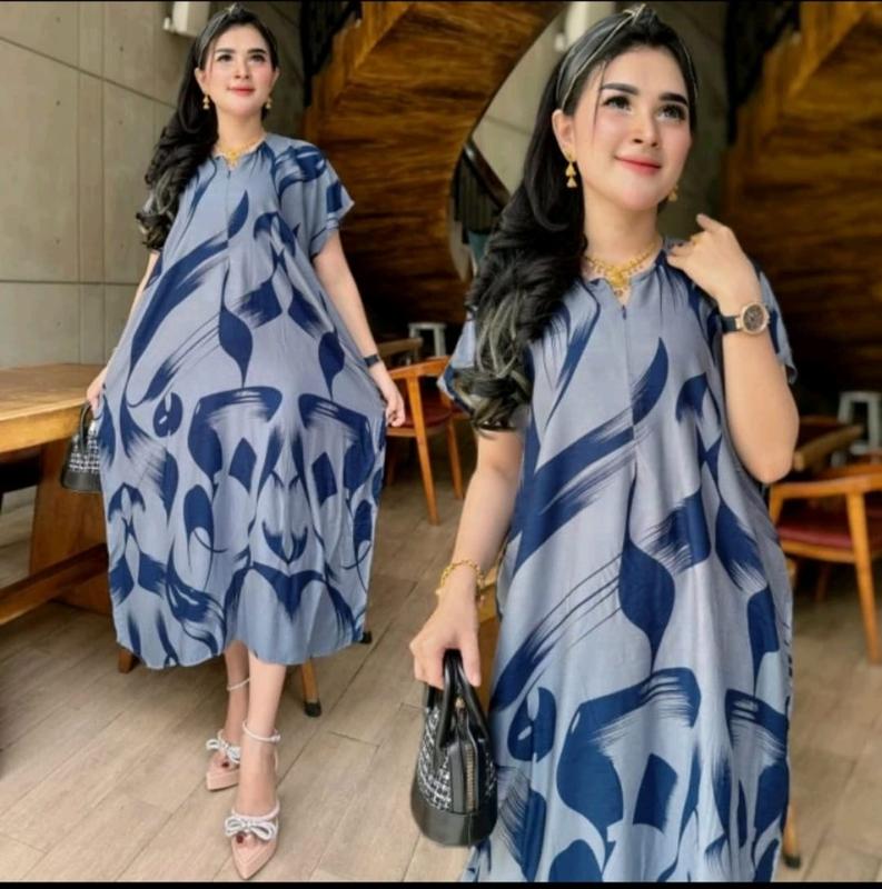 Daster lowo Jumbo Premium Manohara Ld 140cm/Bahan Rayon Premium/Busui ...