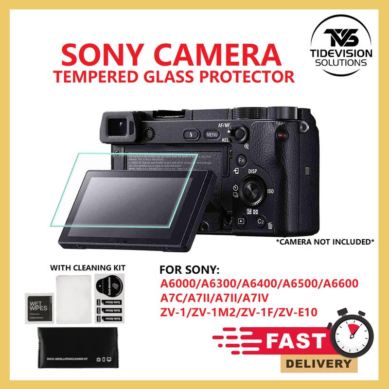 Tempered Glass Screen Protector for Sony Camera Clear HD A6400 ...