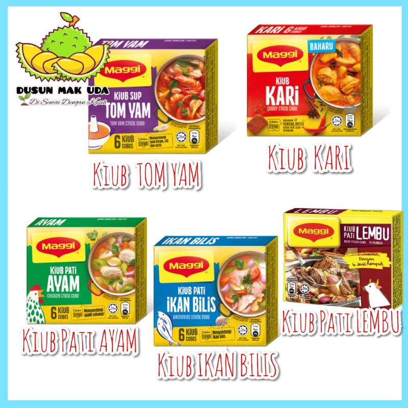 Maggi, Adabi, Knorr Kiub Pati Ayam, Ikan Bilis, Daging, Tomyam ...