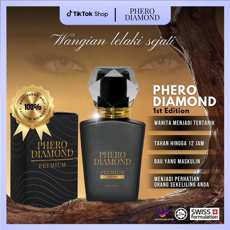 ED 1 - Phero Diamond - Men"s Perfume 30ML - TikTok Shop Malaysia