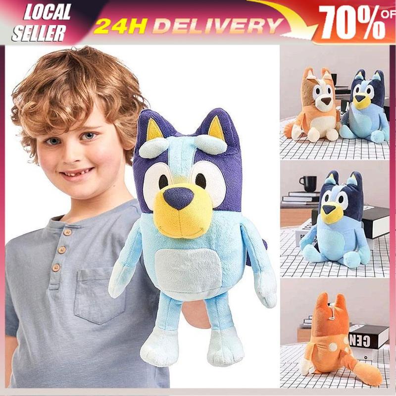 Kids Stuffed Cute Cartoon Doll Bluey Plush Toys 28cm Cute Bluey ...